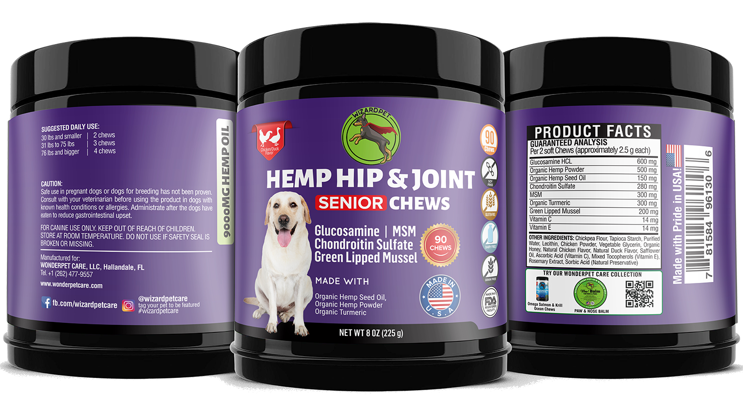 Organic Hemp Products for Pets | Wonderpetcare